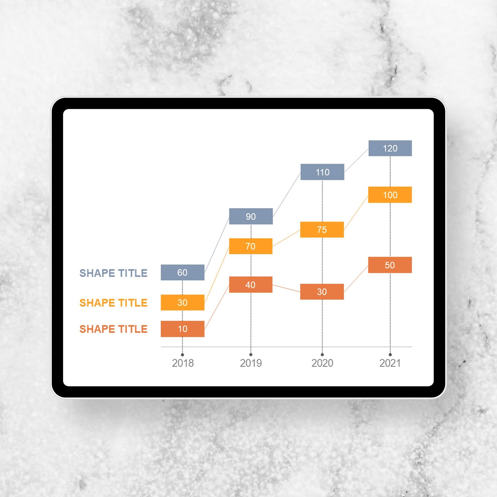 Point To Point Graph PowerPoint Templates - PowerPoint Free