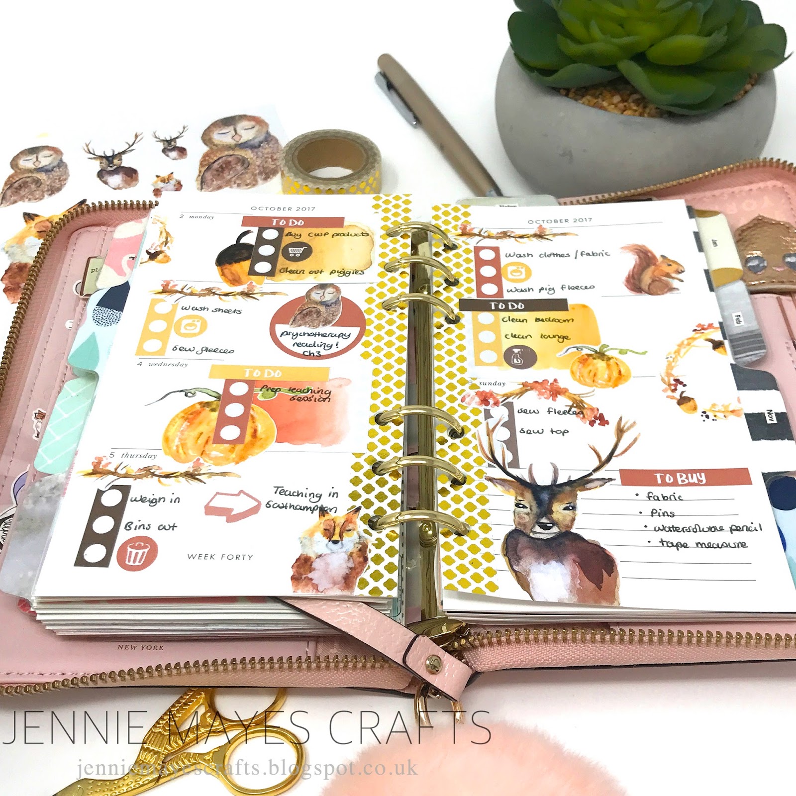 Mrs Brimbles: Autumn Planner Pages