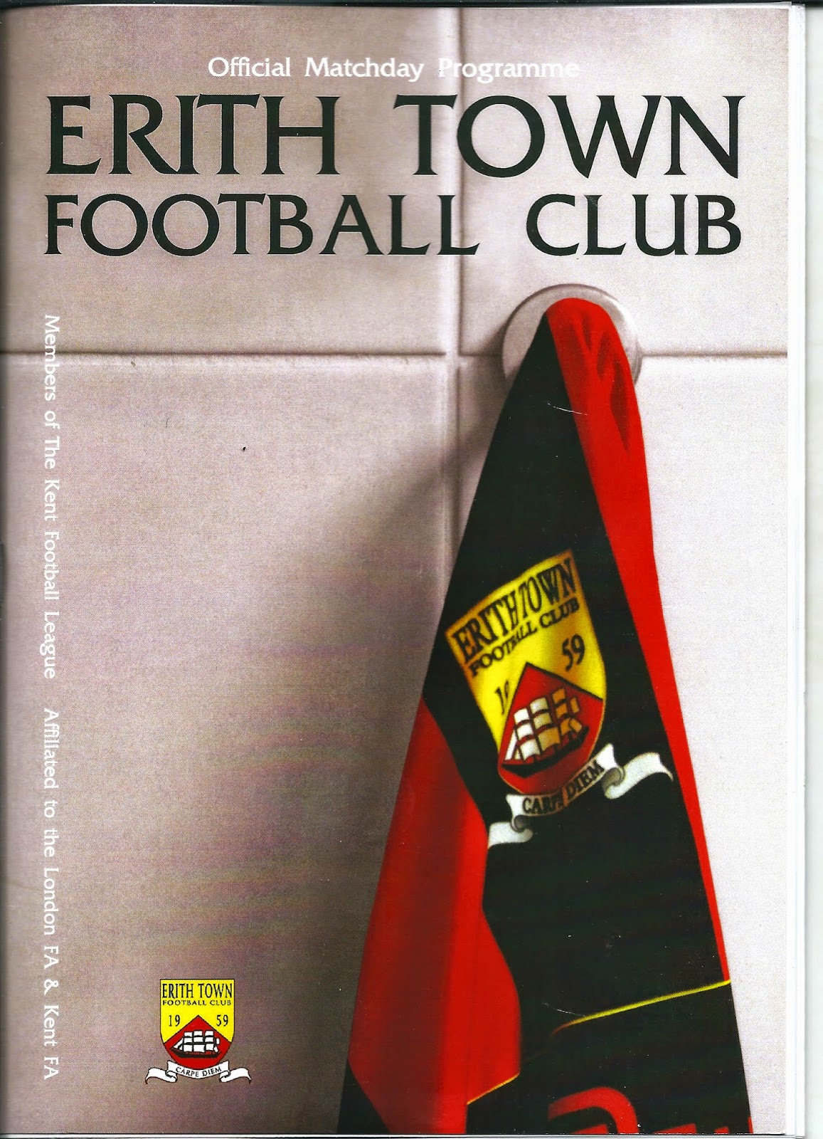 Football Grounds visited by Richard Bysouth: Erith Town FC