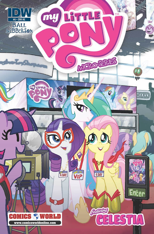 MLP New York Comic Con Comics World Comic Covers | MLP Merch