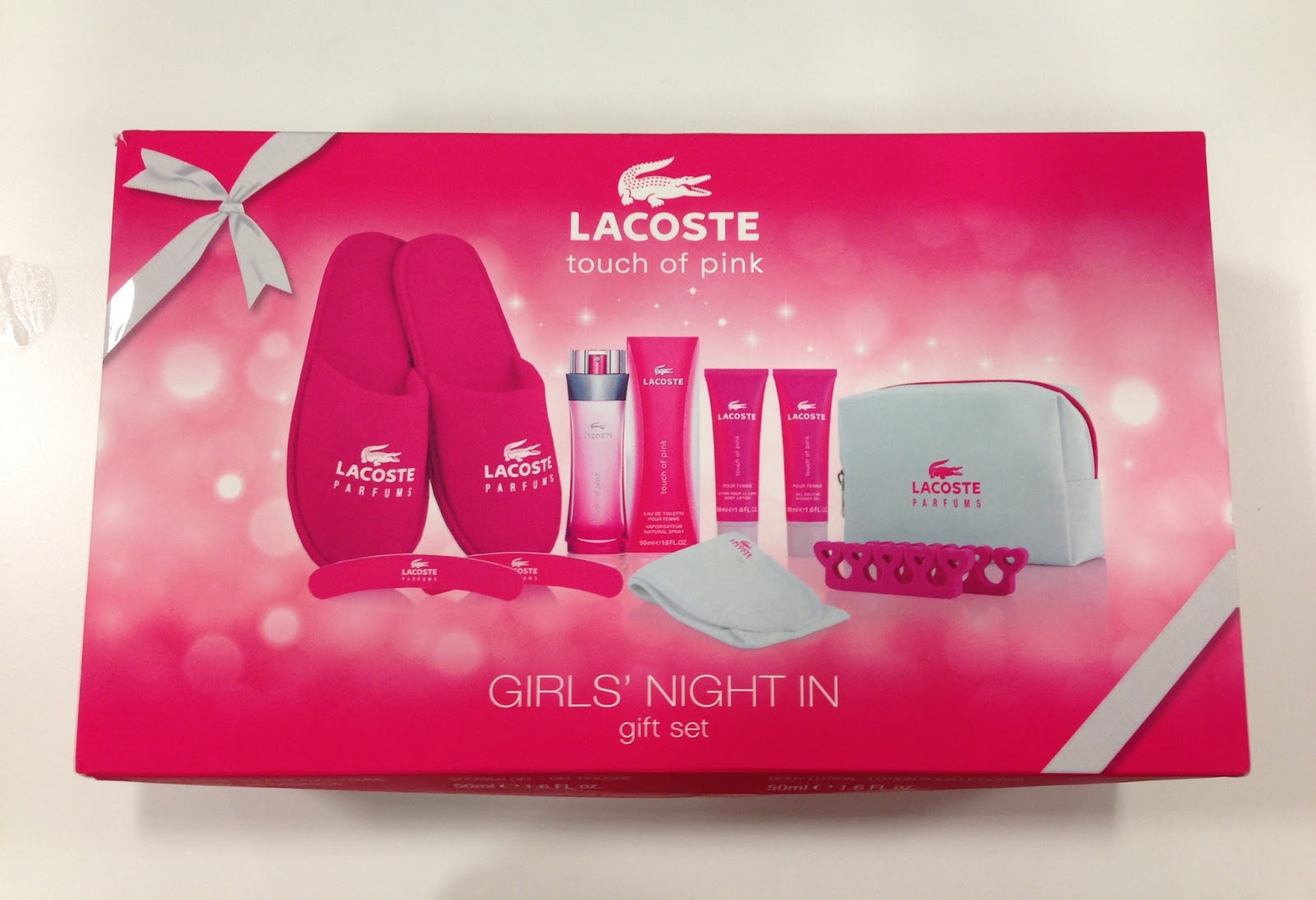 Lacoste Touch Of Pink Girls Night In Gift Set | I Am Fabulicious