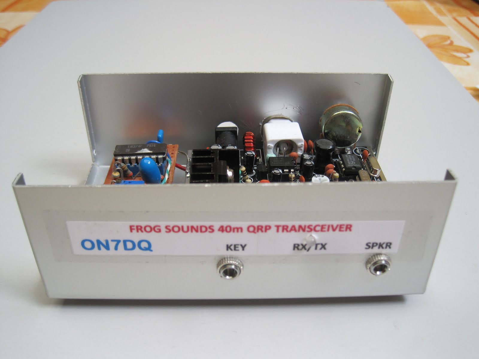 ON7DQ (KF0CR) HAM Radio Blog: Frog Sounds QRP CW kit build