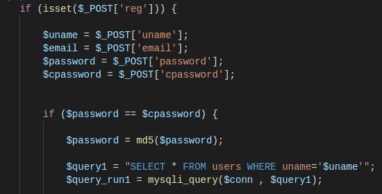 Simple CRUD application using PHP and MYSQL