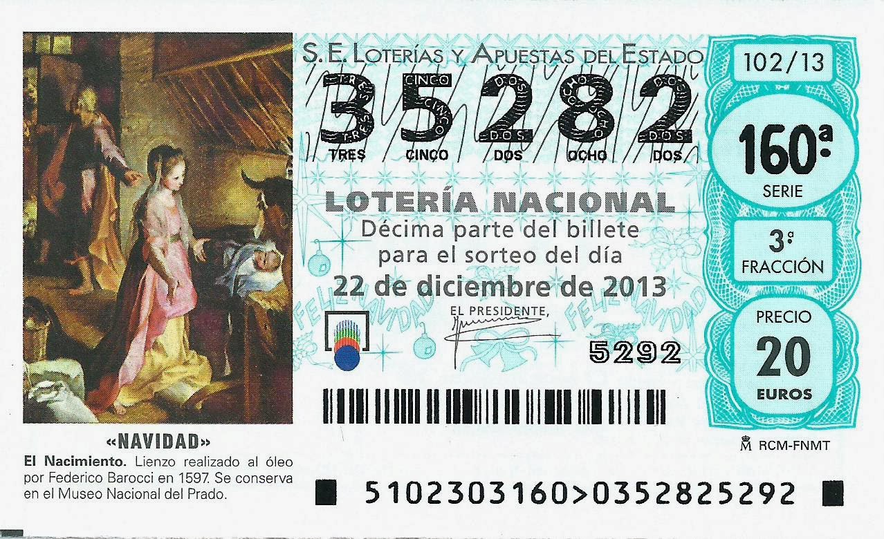 スペインの教師 - 僕の国: スペインのクリスマスくじ - La lotería de Navidad en España - Spanish ...