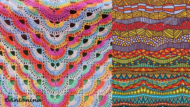 U Antoniny: W kolorach Afryki - chusta "Virus"