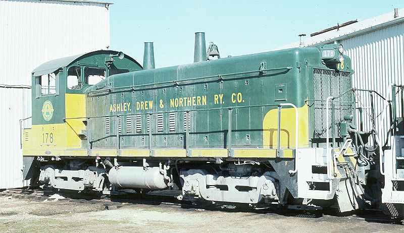 Eddie's Rail Fan Page: Ashley Drew & Northern Railroad EMD SW 1200 yard ...