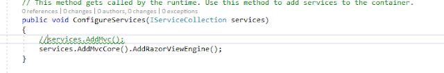 Aspnet Core Addmvc Vs Addmvccore
