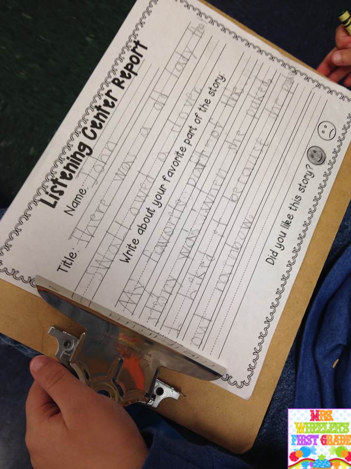 Mrs. Wheeler's First Grade Tidbits: Weekly Literacy Centers: February 20