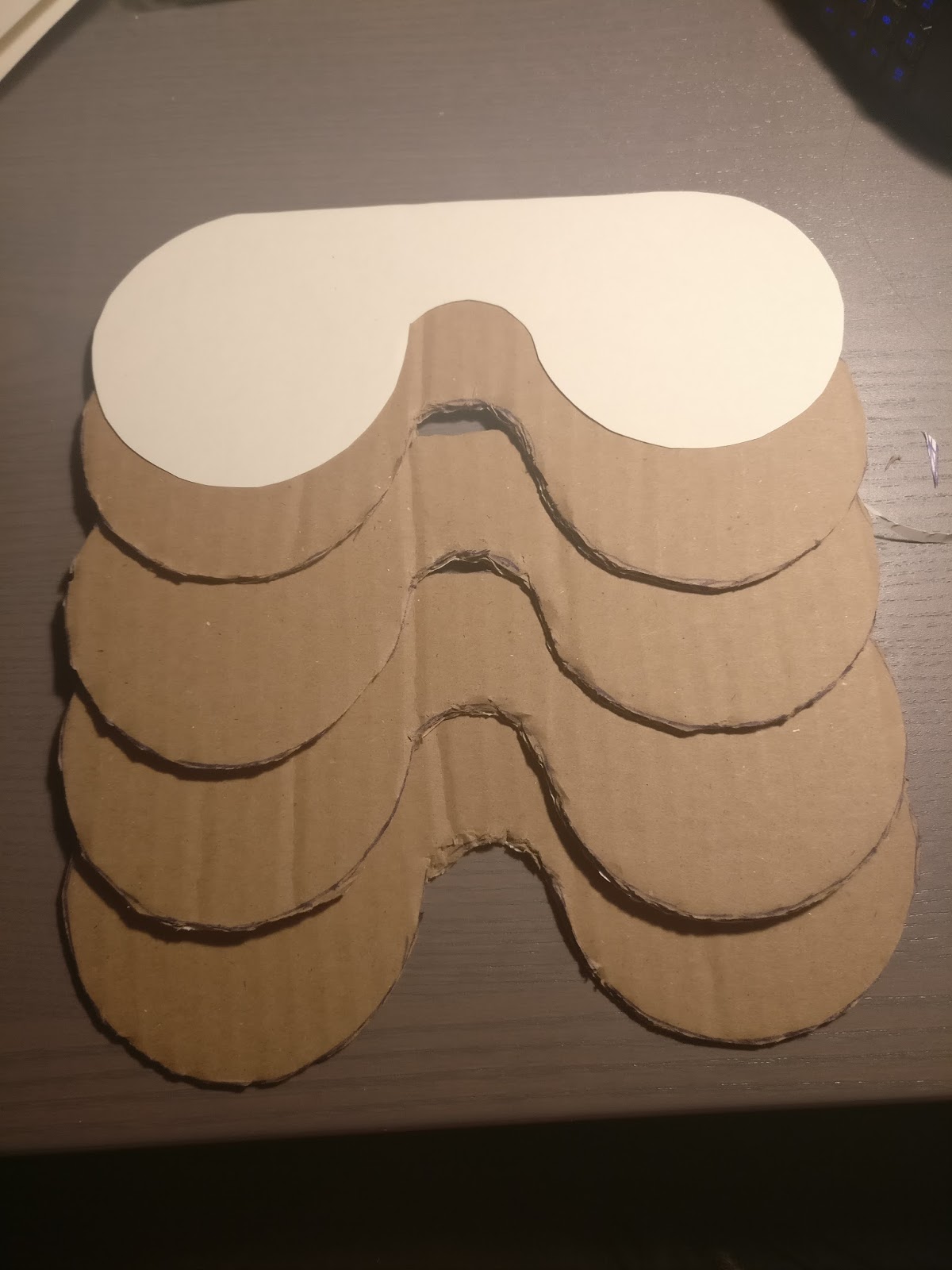 "Cool" glasses paper + cardboard prototype