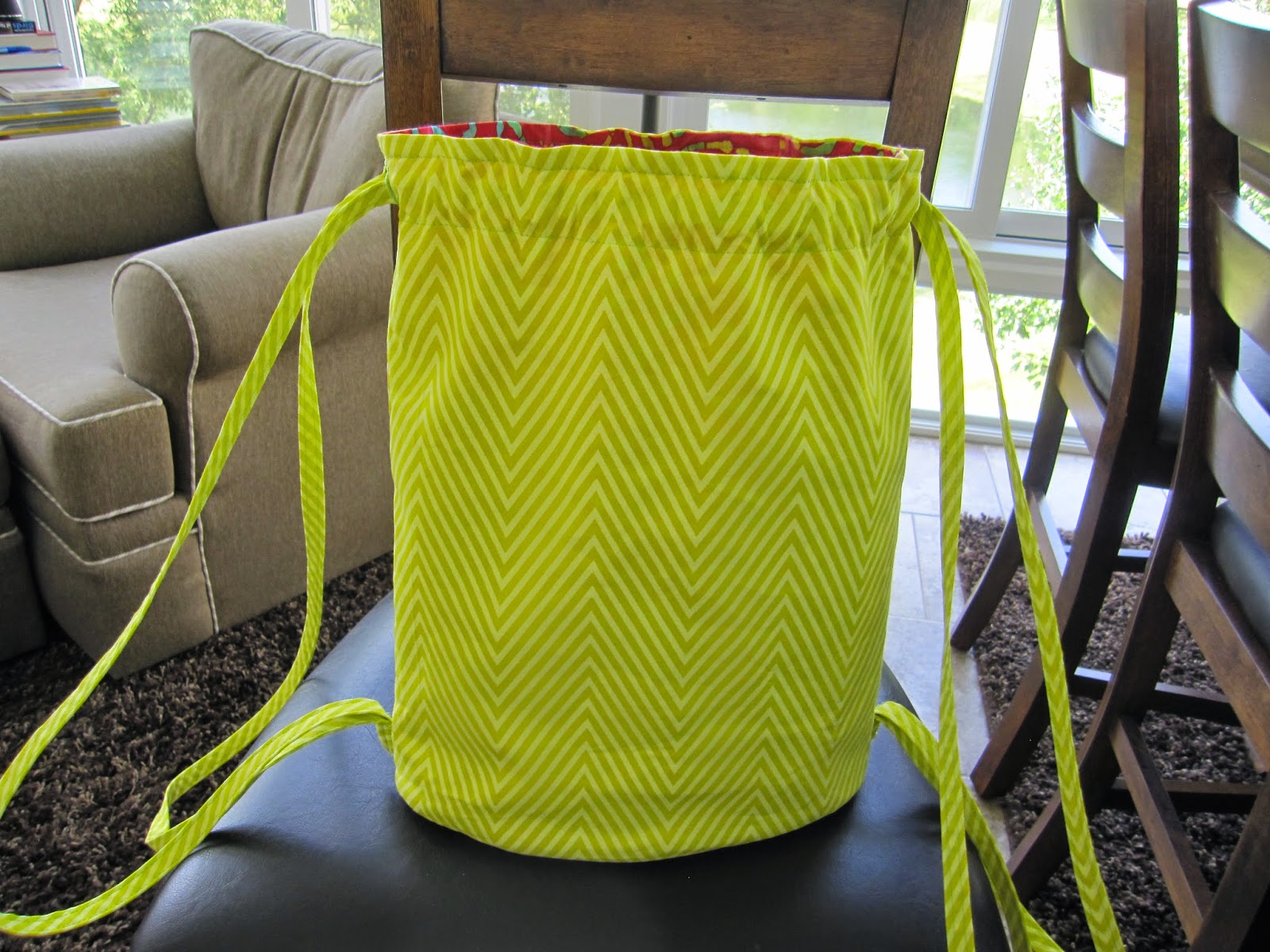 shades of BOLD : Bigger On The Inside Drawstring Backpack