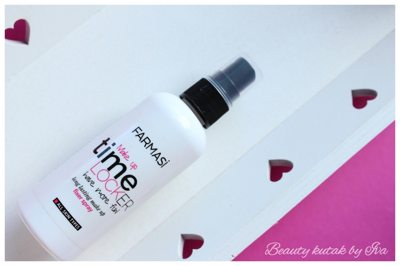 Beauty kutak by Iva: #RECENZIJA: Farmasi Time Locker fiksator u spreju