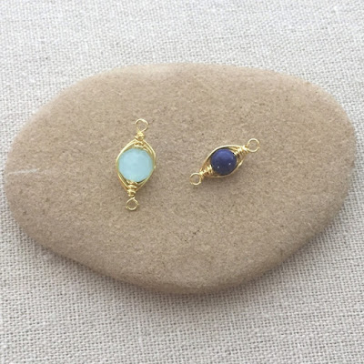 Lisa Yang Jewelry : Free Herringbone Wire Wrap Link Tutorial