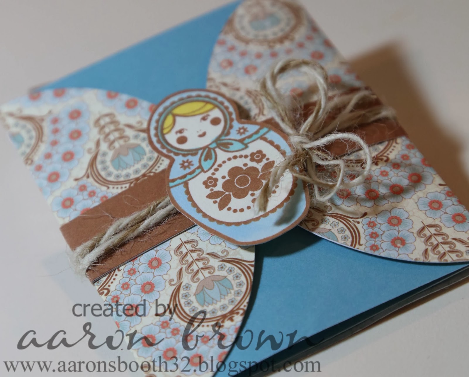 Booth #32: Little Doll Slider Card