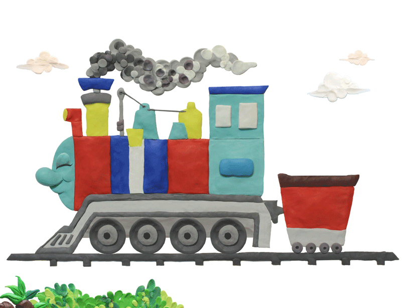 Train Smoke Animated
