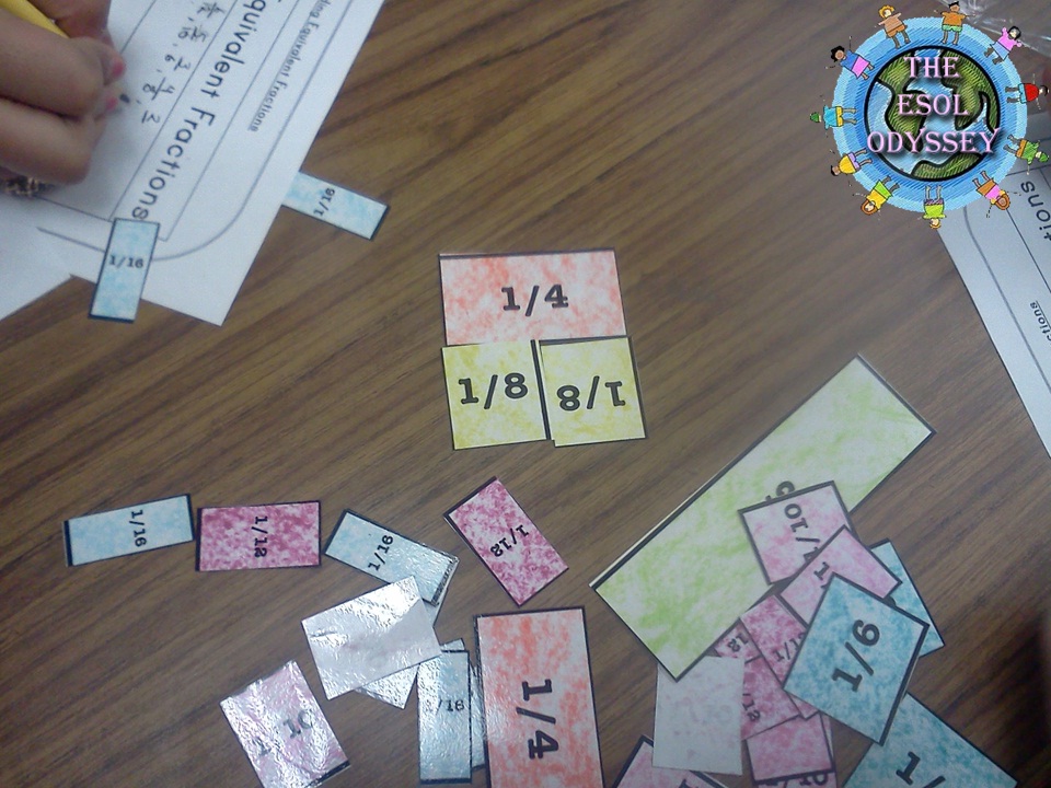 Equivalent Fractions Foldable