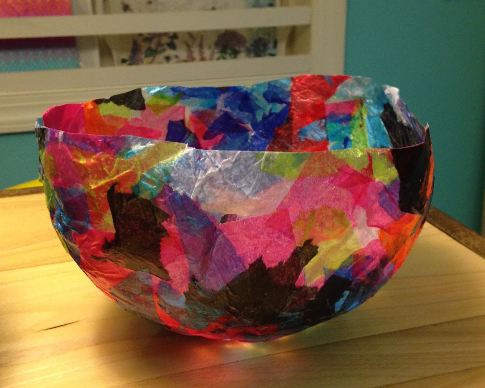 Stare if you must..........: Tissue Paper Bowls