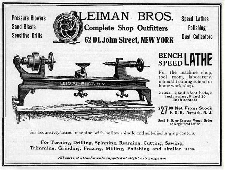 Leiman Bros.: Leiman Bros. - Advertisements & Articles