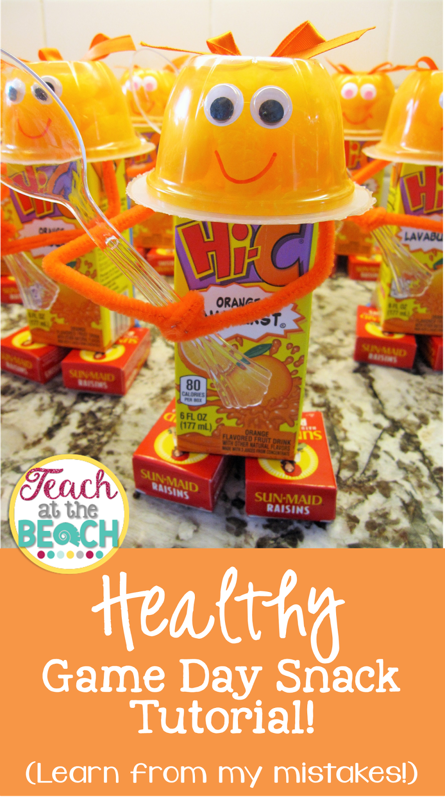 Teach at the Beach: Healthy & Fun Game Day Snacks!