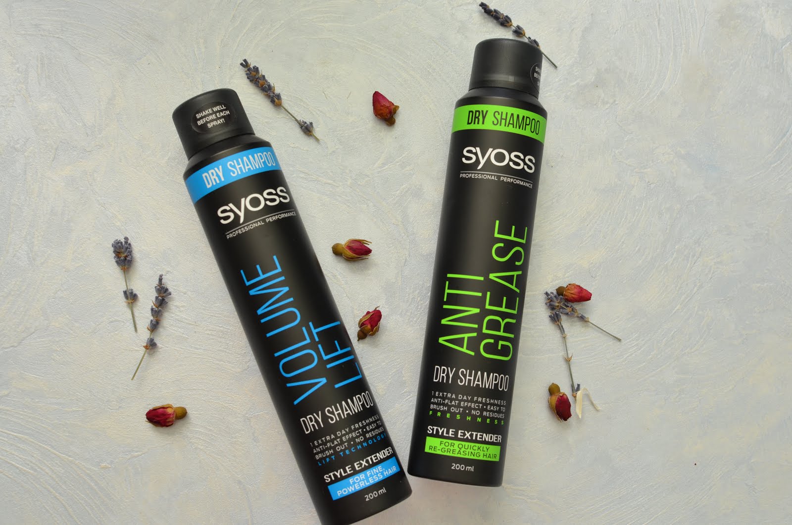 Syoss Volume Dry Shampoo and Syoss Anti-Grease Dry Shampoo Сухие ...