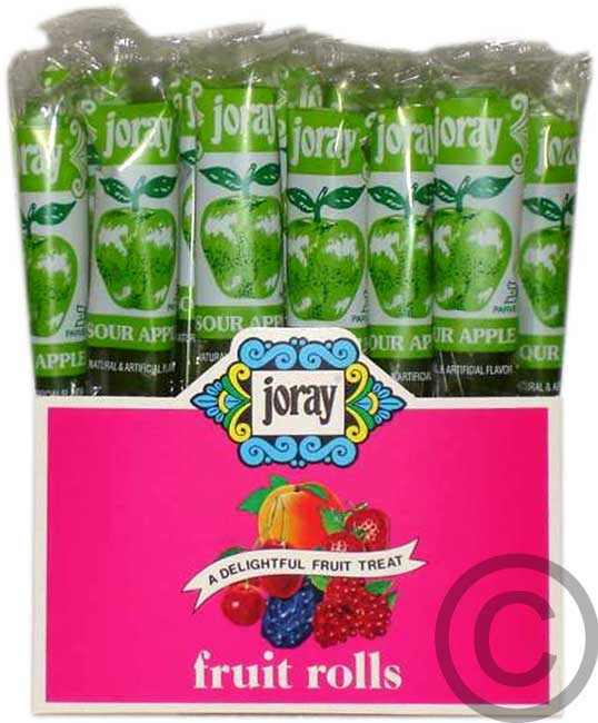 Joray Fruit Rolls Ingredients