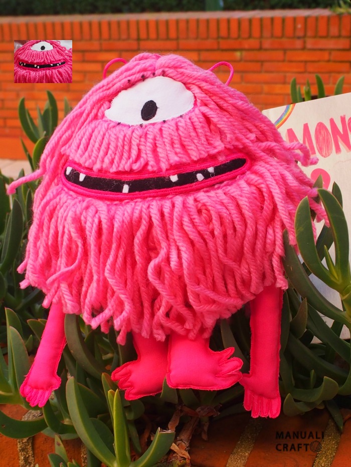 Monstruo Rosa | Manualicraft - Costura creativa