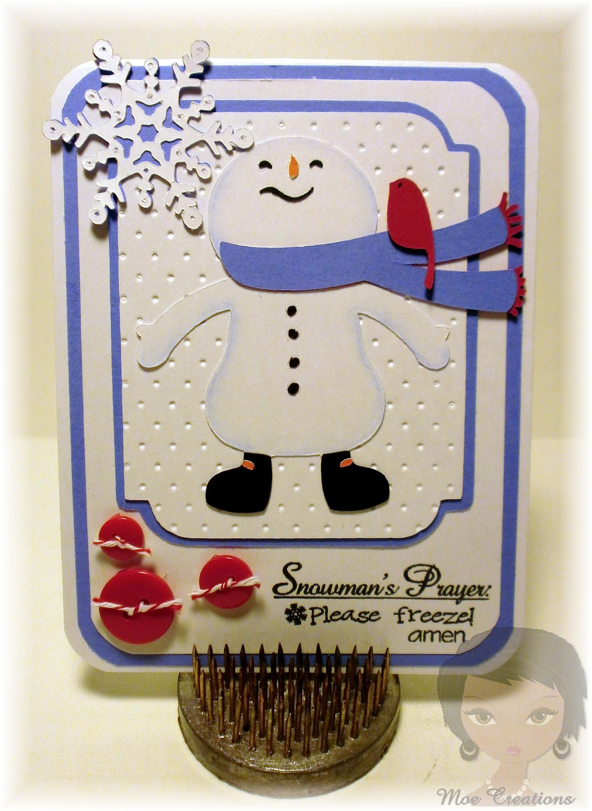 Moe Creations: Snowman's Prayer!