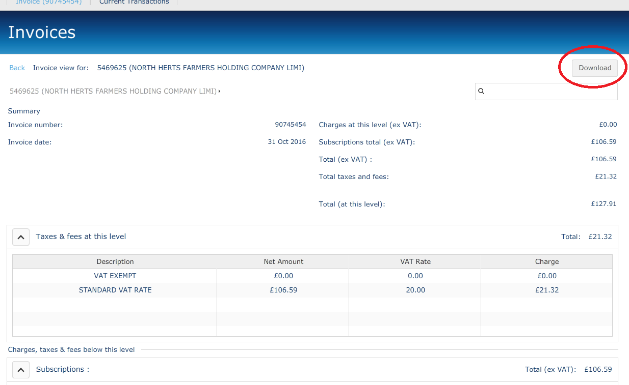 O2 Online: Downloading your bills - Business Mobile Life