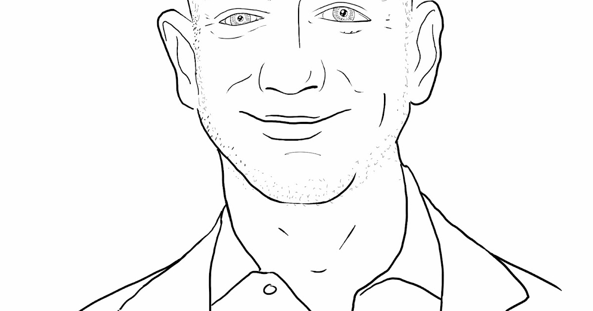 JEFF BEZOS - sketch me. CUSTOM PORTRAITS for facebook and twitter ...