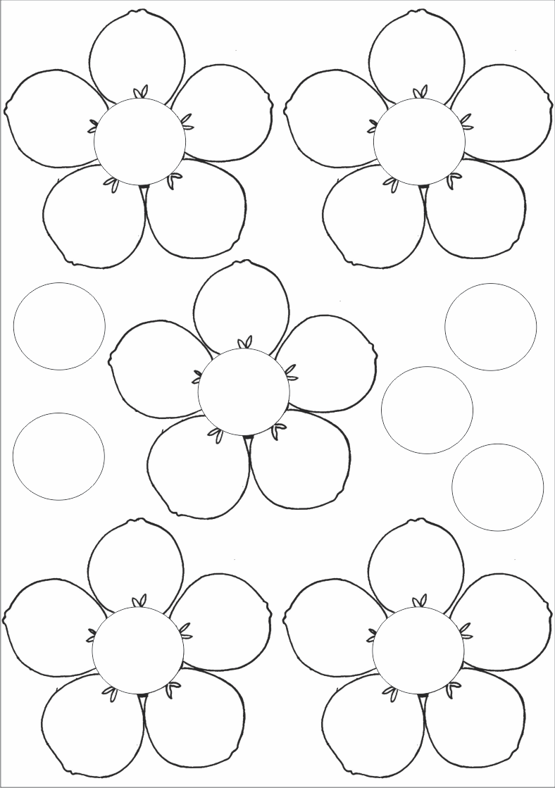 Flores para recortar e imprimir - Imagui