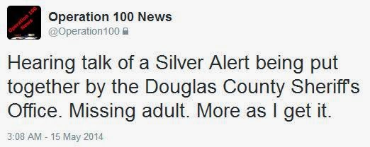 Operation100news: Silver Alert lifted for missing Douglas County man Operation100news: Silver Alert lifted for missing Douglas County man
