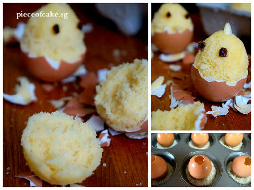 Piece of Cake: Japanese Steamed Cakes in Egg Shells