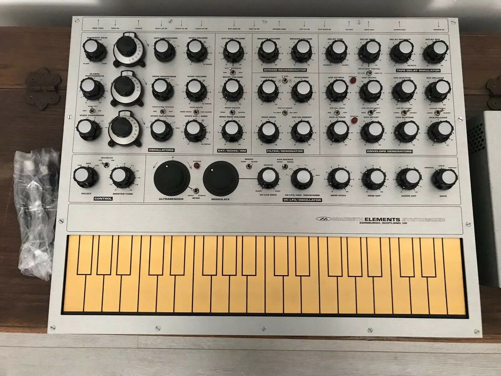 MATRIXSYNTH: Macbeth ELEMENTS Analog Synthesizer - Mark 1 SN 102