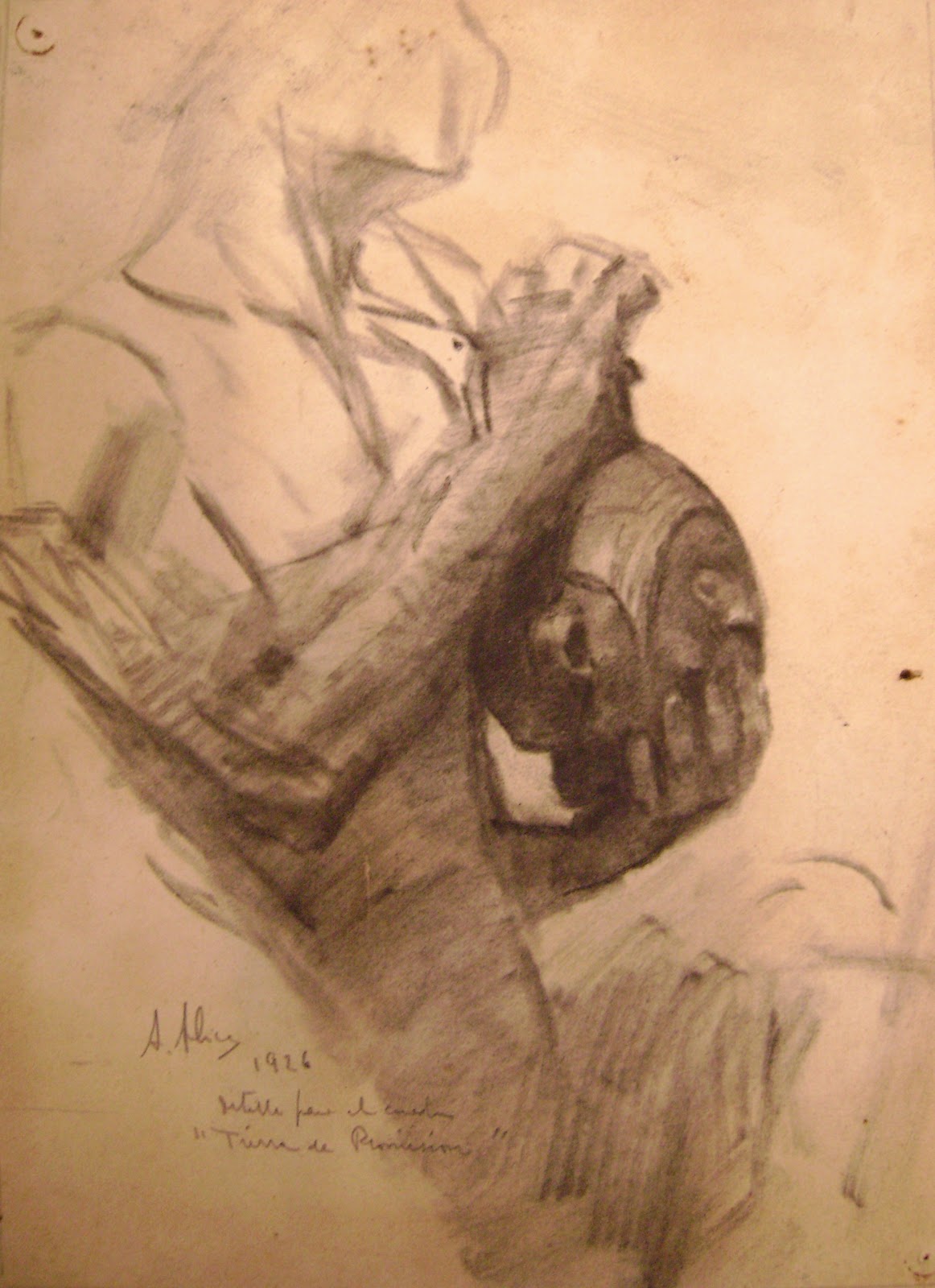 Restauración de Cuadros: Obra: "Estudio para el cuadro Tierra de ...