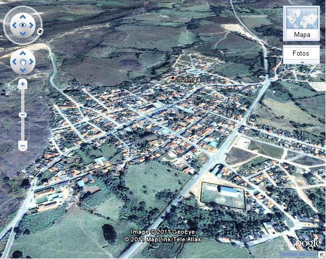 Blog do Quito: Itutinga vista pelo Google Earth