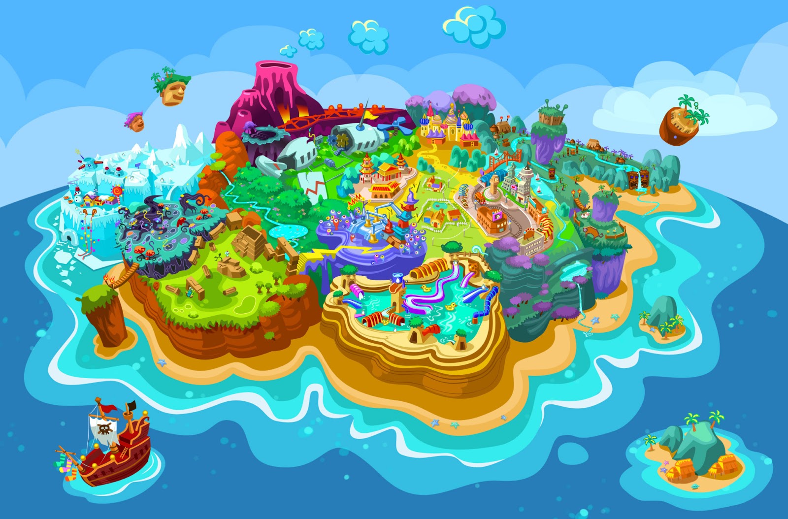 kathy Hsieh's art world: Airy Labs - World Map Concept