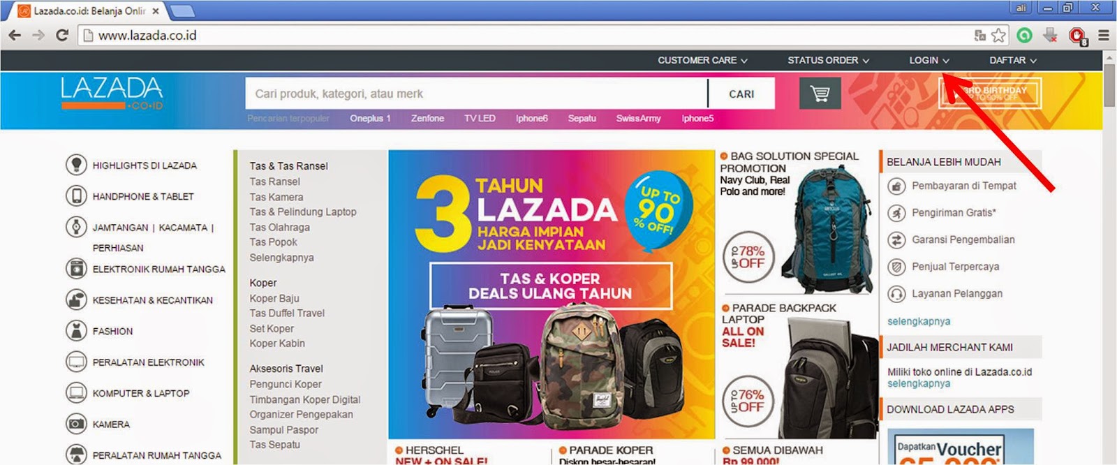 belanja di lazada.co.id