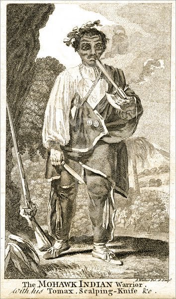 Flintlock and tomahawk: Mohawk warrior