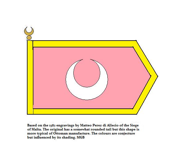 Scimitar and Crescent Wargames: Siege of Malta 1565 Ottoman flags