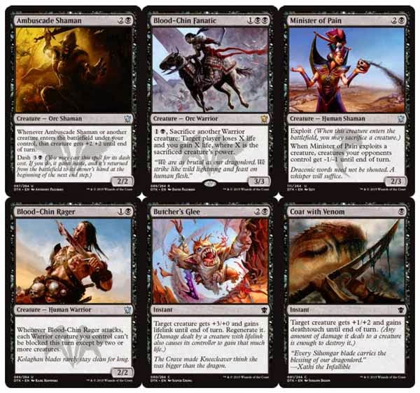 Magic the Gathering Adventures: Dragons of Tarkir Review: Black