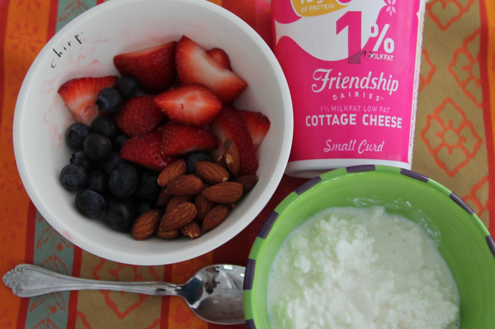 Cottage Cheese Fruit Bowl - The Chirping Moms