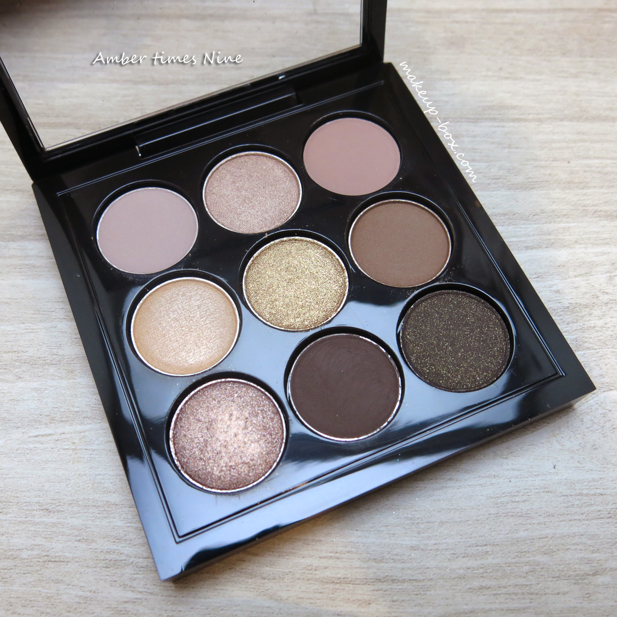 The Makeup Box: MAC Eyeshadow Times Nine Palette Swatches