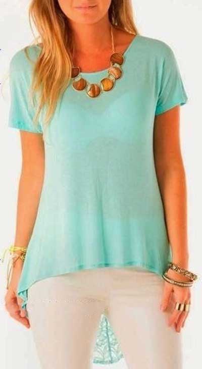 Light chiffon blouse ( pattern)