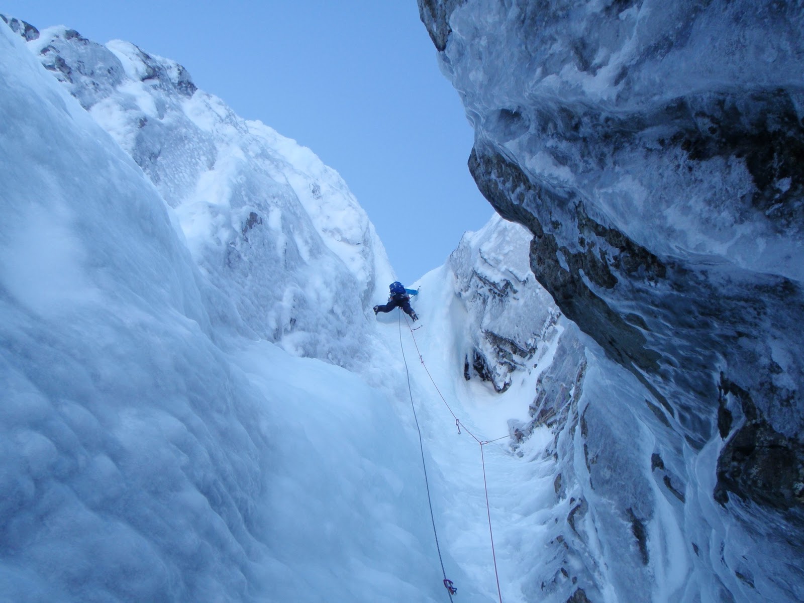 Davie Scott's Blog: 27.02.13 - Point Five Gully V,5 Ben Nevis