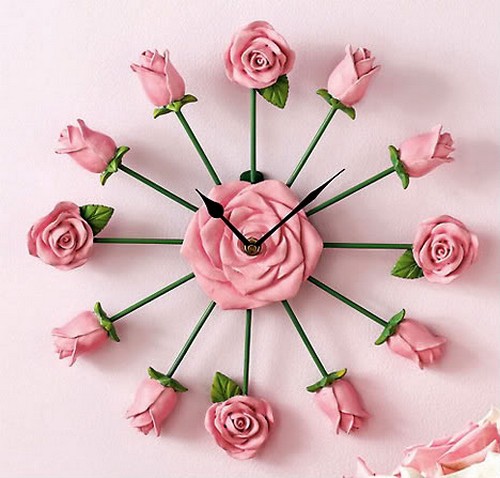 Beautiful Rose Wall Clock [Pic] | ALL PHOTOZ