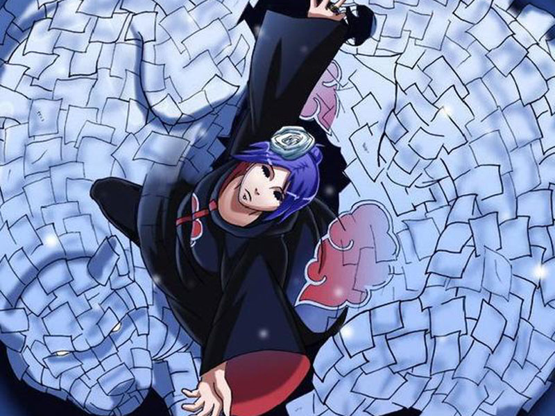 Central Otaku: Justu e Habilidades uteis de Konan