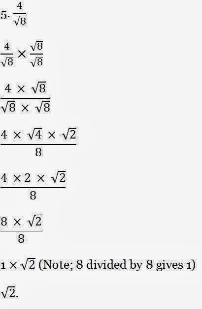 Mathematics Tutorials: Maths Made Easy!: Division of Surd