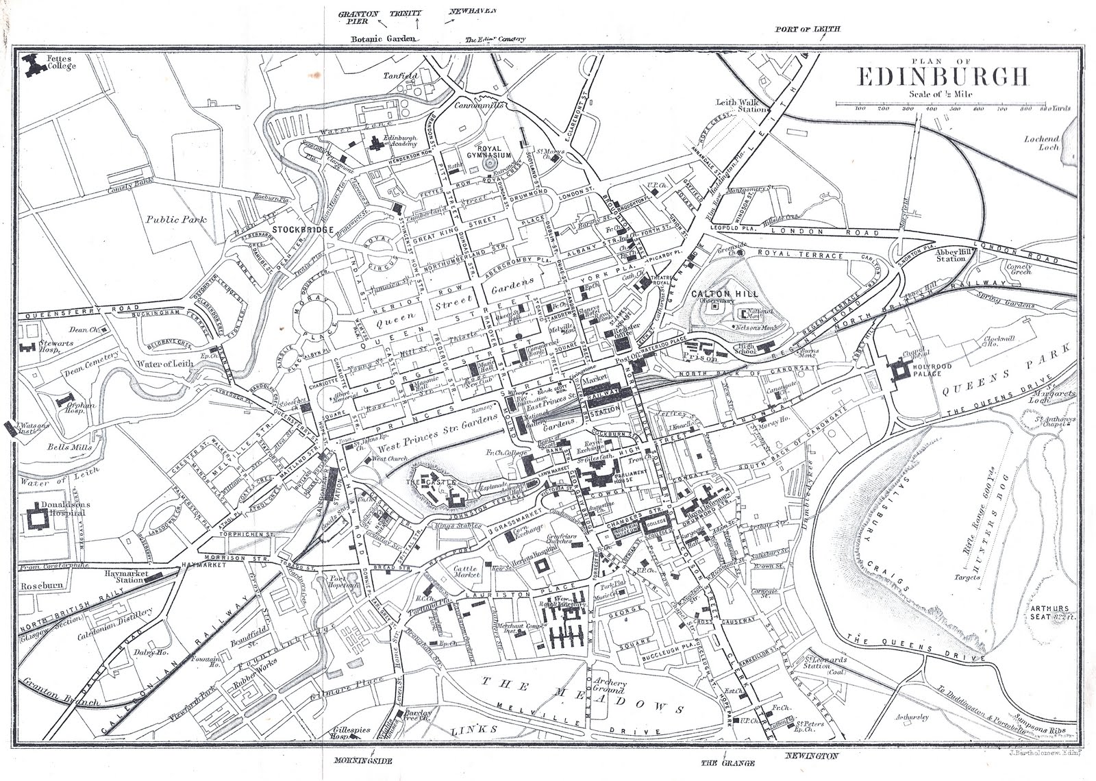 The Family Recorder: Mappy Monday - around Edinburgh