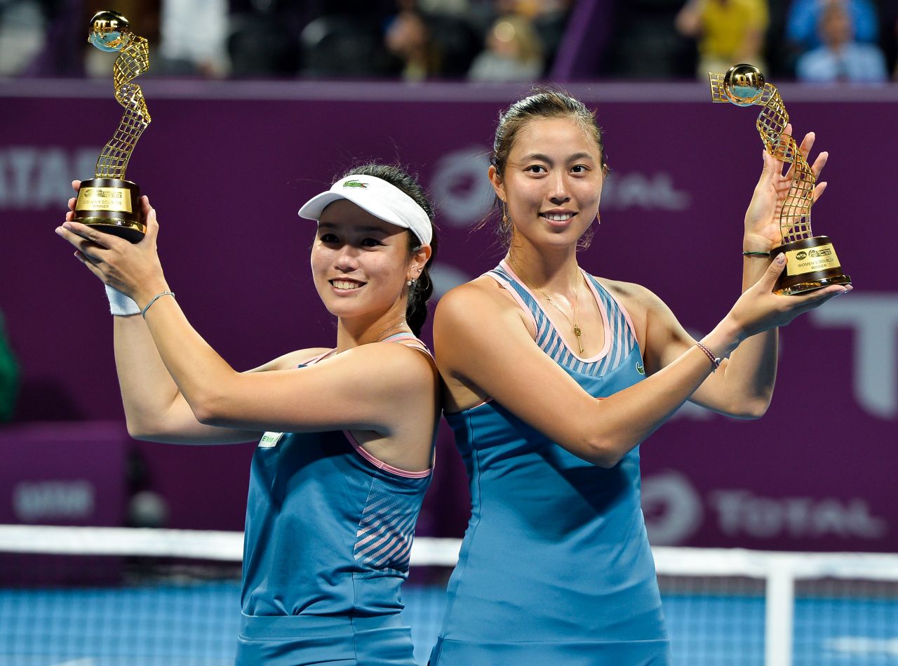 Hao-Ching Chan and Latisha Chan Clicked At Doubles 2019 WTA Qatar Open ...