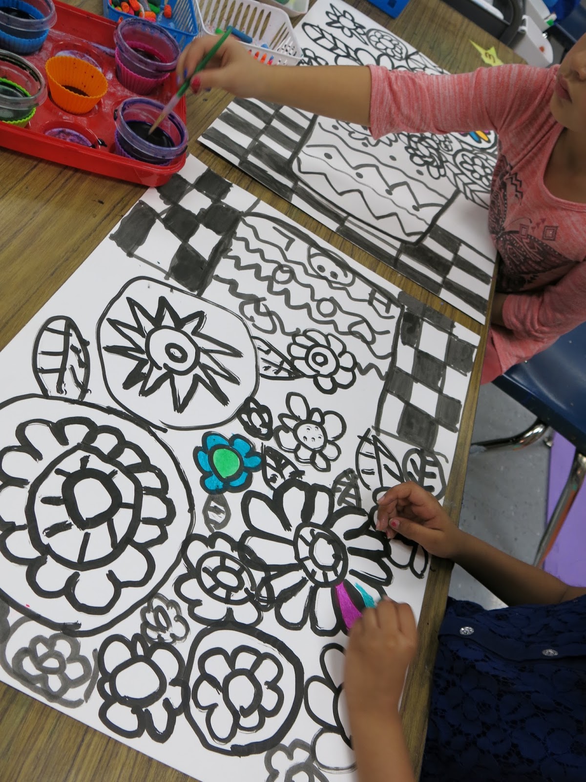 Cassie Stephens: In the Art Room: Heather Galler Inspired Bouquets with ...