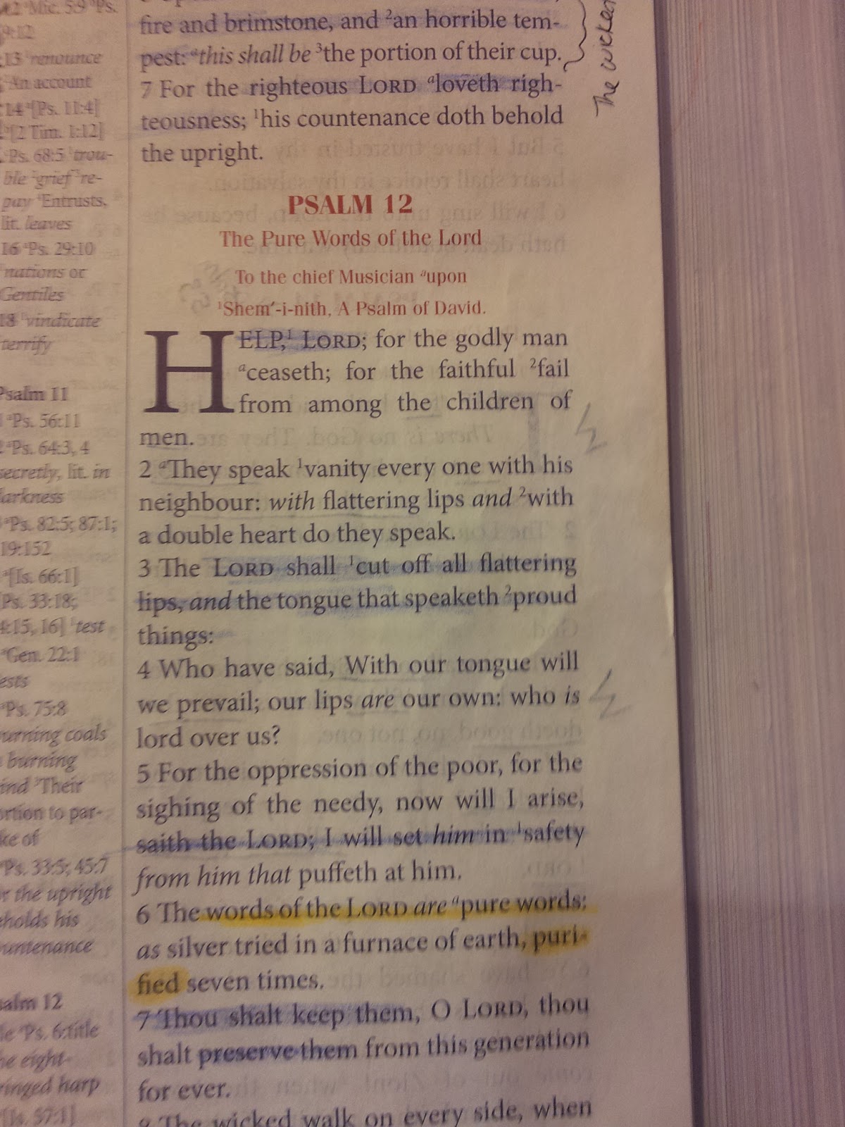 The Talbert Report: Psalm 12
